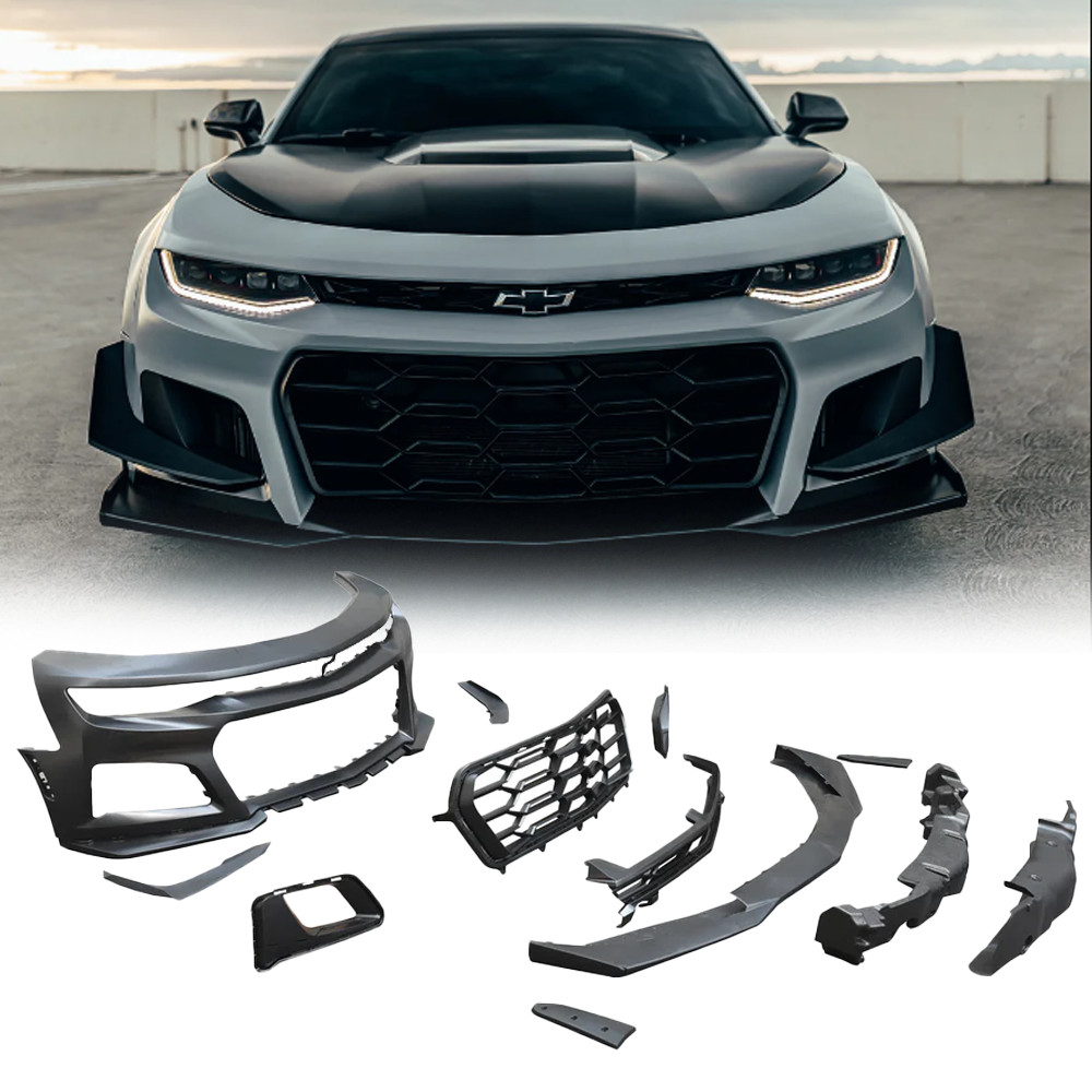 2016-2018 Chevy Camaro ZL1 1LE Track Package Front Bumper Conversion 1