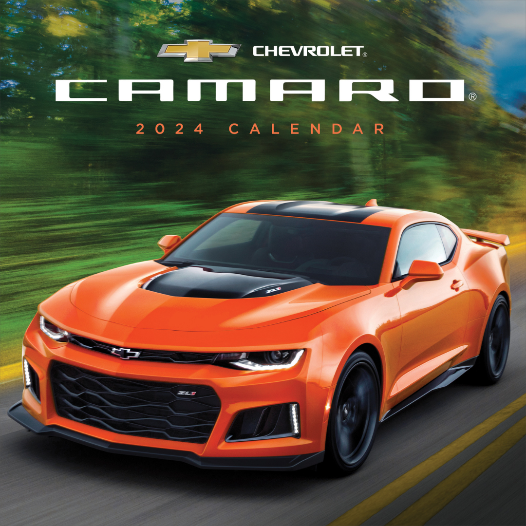 2024 Camaro 12 Month Wall Calendar | Camaro Store Online