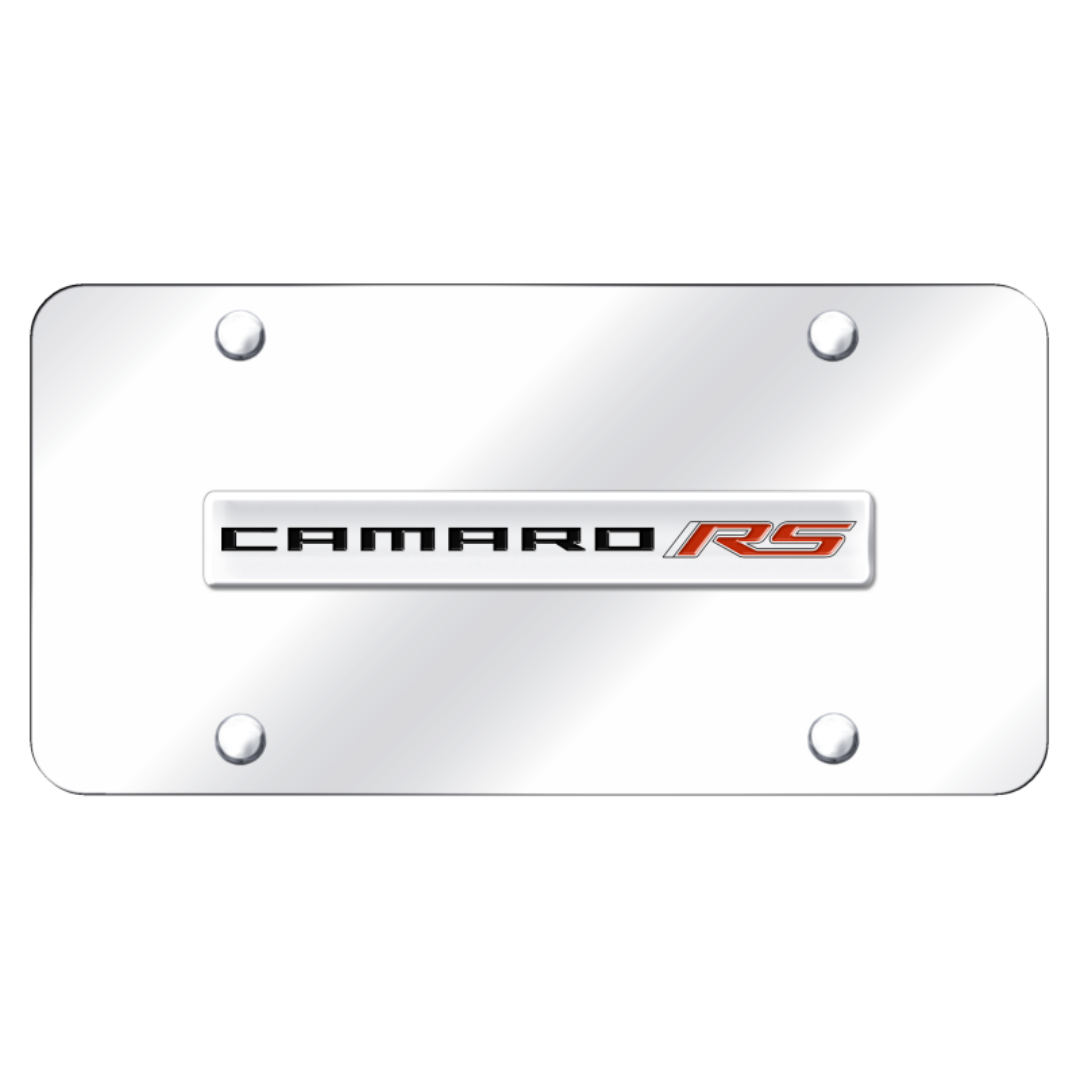 Camaro RS 3D Logo License Plate | Camaro Store Online