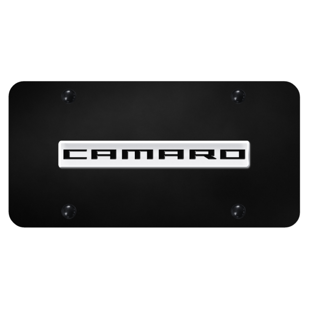Camaro Script 3D Logo License Plate | Camaro Store Online