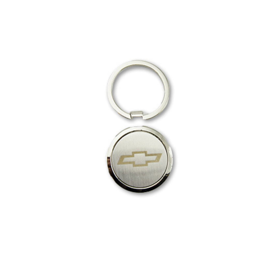 Chevrolet Bowtie Satin Metal Keychain | Camaro Store Online