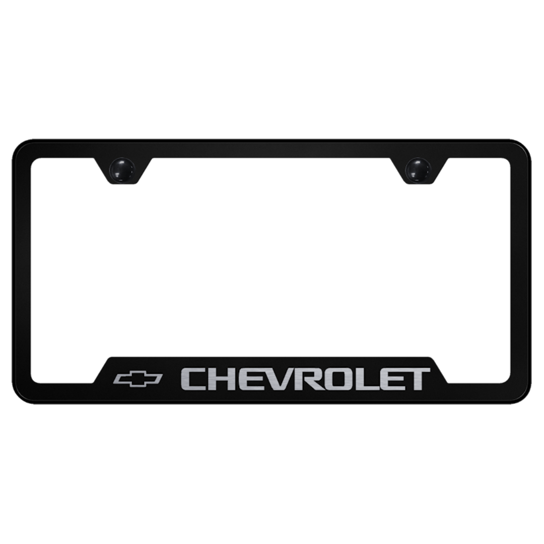 Chevrolet License Plate Frame - Stainless Steel | Camaro Store Online