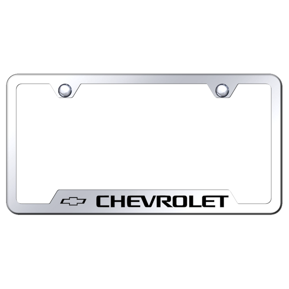 Chevrolet License Plate Frame - Stainless Steel | Camaro Store Online
