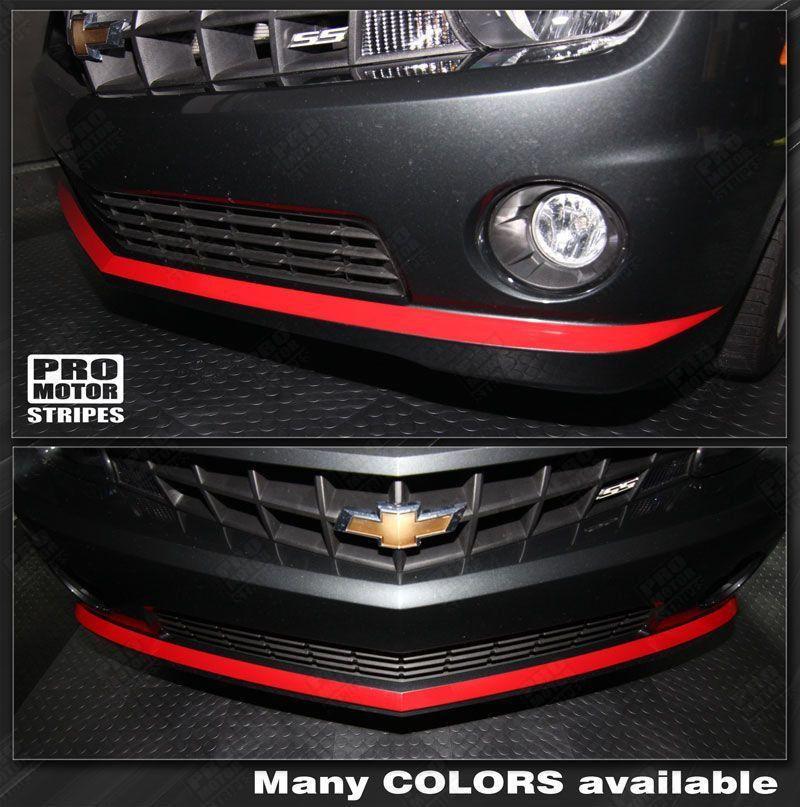 Chevrolet Camaro 2010-2013 SS Front Spolier Splitter Stripe Decal