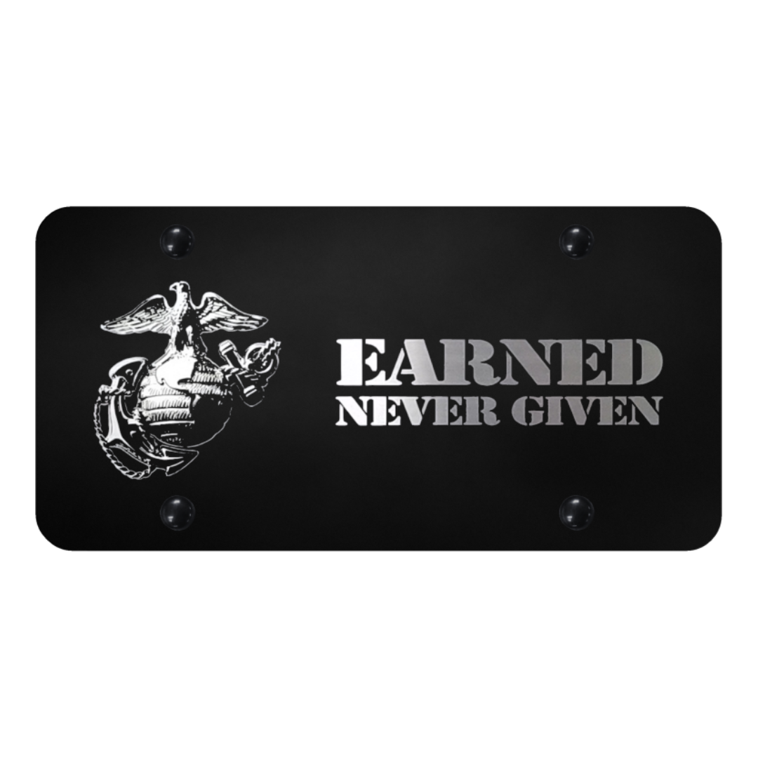 Earned Never Given License Plate | Camaro Store Online