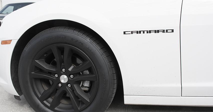 Camaro Script Polished Stainless Steel Emblems | Camaro Store Online