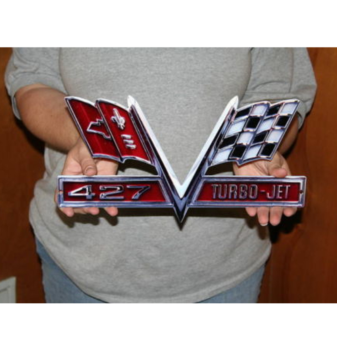 Camaro 427 Turbo Jet Emblem Steel Sign | Camaro Store Online