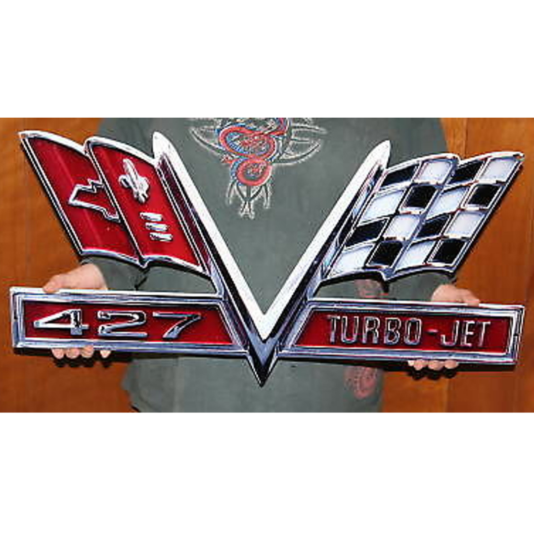 Camaro 427 Turbo Jet Emblem Steel Sign | Camaro Store Online