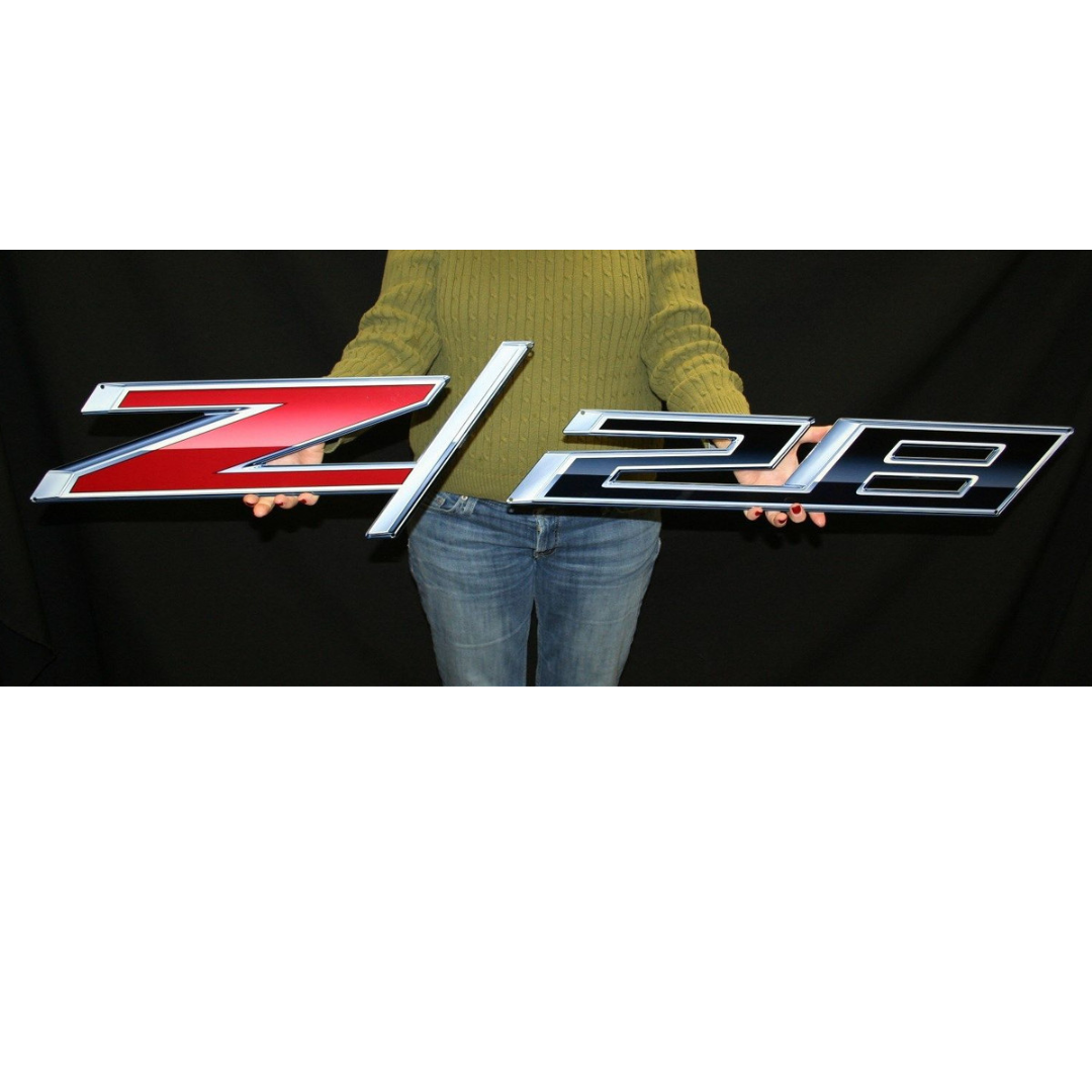 5th Generation Camaro Z/28 Emblem Steel Sign | Camaro Store Online