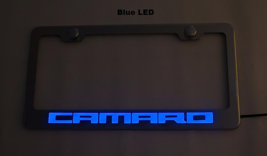 Camaro License Plate Frame with Camaro Lettering | Camaro Store Online