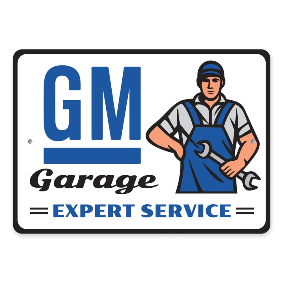 GM Garage Expert Service Sign | Camaro Store Online